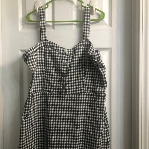NOBO | Dresses | Checkered Overall Dress | Poshmark